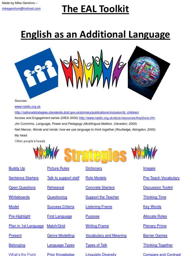 EAL Toolkit | PDF | Vocabulary | Multilingualism