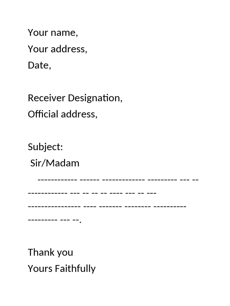 Letter Format - Copy - Copy - Copy | PDF