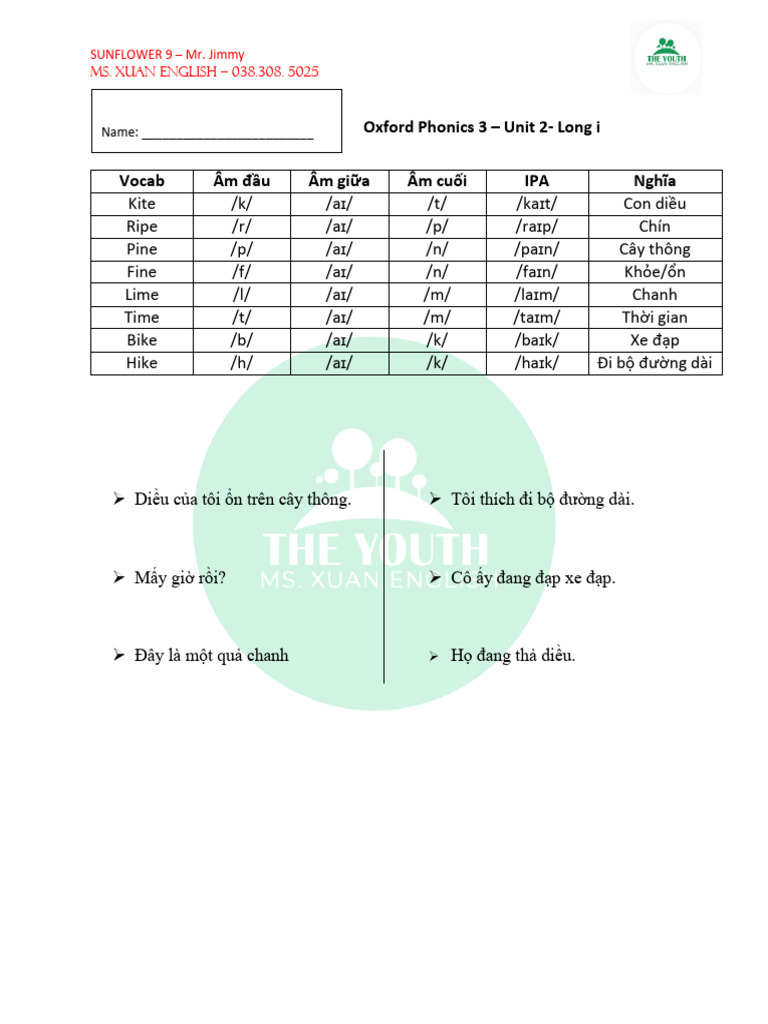 Phonics 3 Unit 2 | PDF