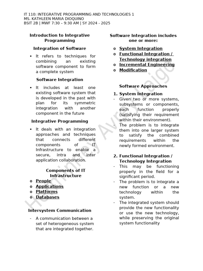 Quiz 1 Reviewer in Ipt | PDF | Systems Engineering | Computer Engineering
