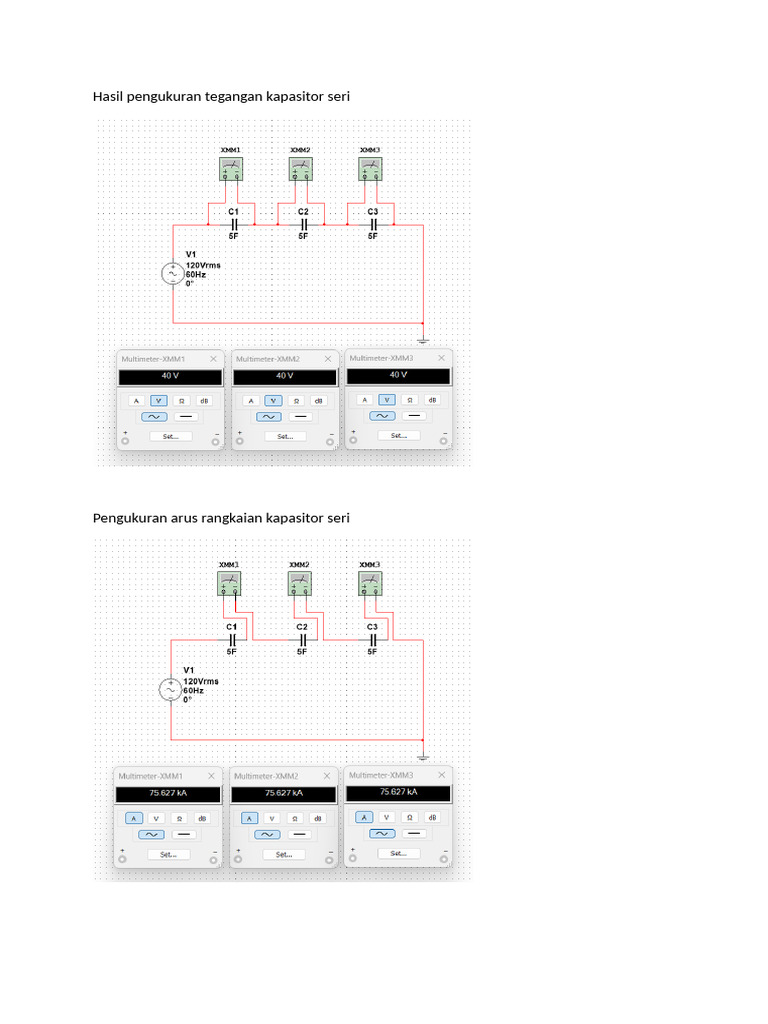 Rangkaian Kapasitor | PDF