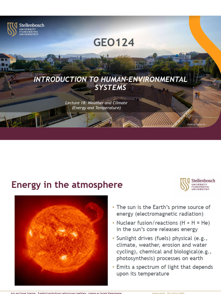 Weather and Climate: Energy Dynamics | PDF | Sun | Heat Transfer