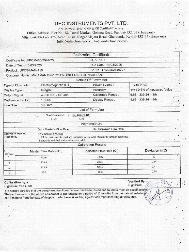 100mm - Aman Enviro Engg. | PDF