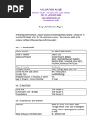 Property Valuation Report Format Sample | PDF | Real Estate Appraisal ...