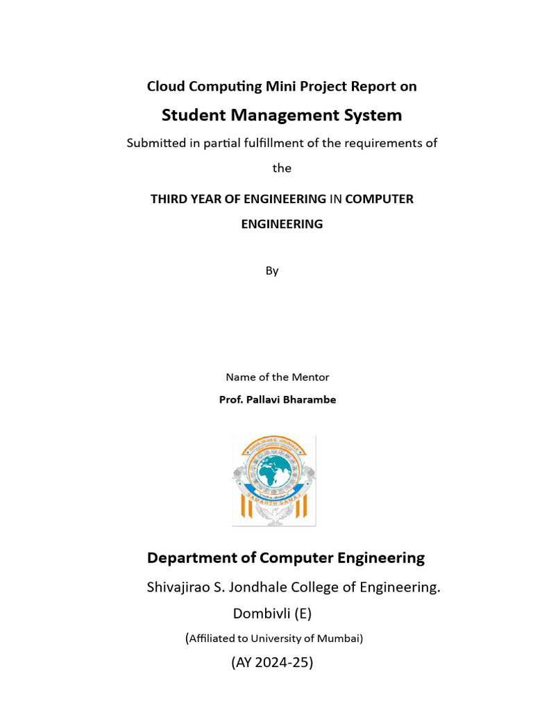 CC Neha Report Final2 Final | PDF | Cloud Computing | Databases