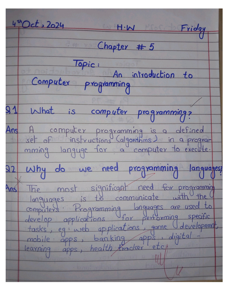 Grade 6 Computer Chapter # 5 & 6 Notes | PDF
