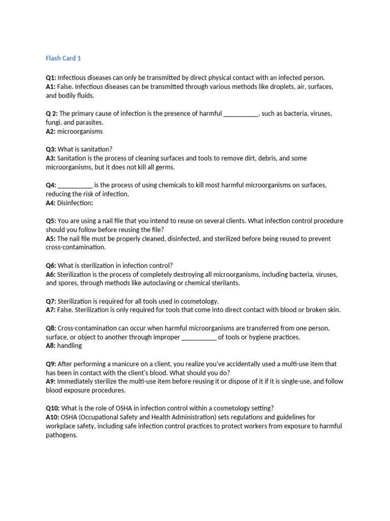 Cosmetology Flash Cards | PDF | Hairstyle | Nail (Anatomy)