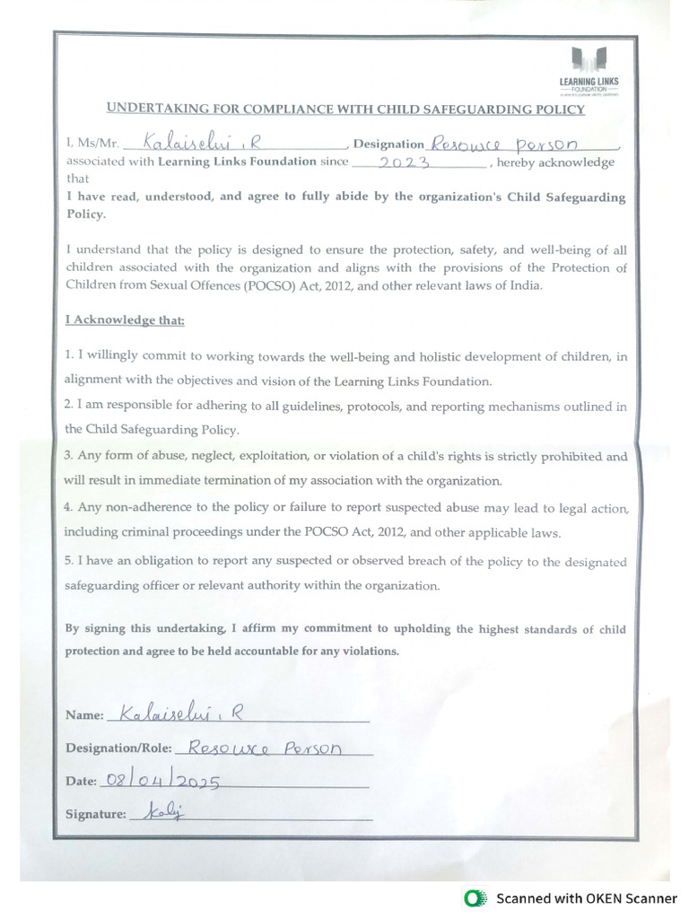 Kalaiselvi R - NSCB RS Vattakolly | PDF