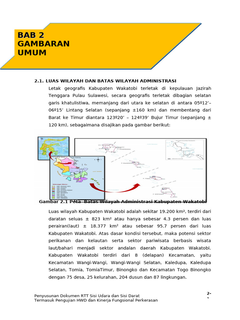 Bab 2 Gambaran Umum Wilayah Studi | PDF