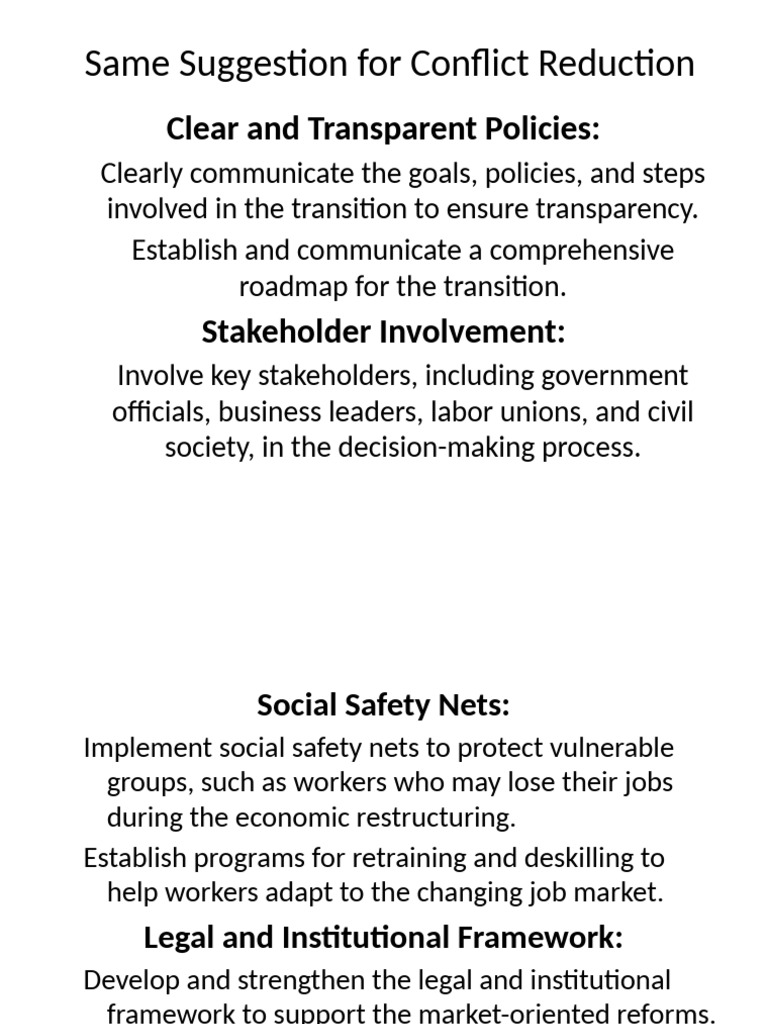 Minimize the Conflict. | PDF