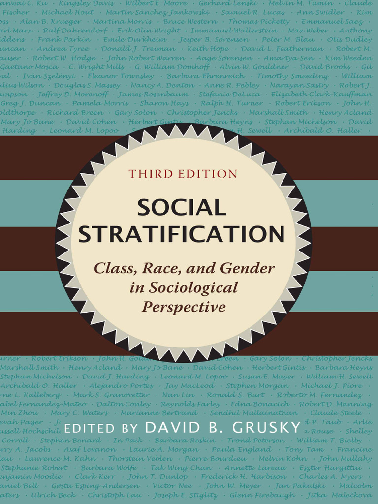 Social Stratification Class, Race, And Gender David B. Grusky | PDF