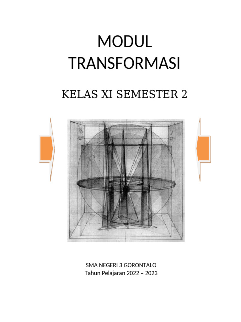Modul Transformasi Kelas Xi Full | PDF