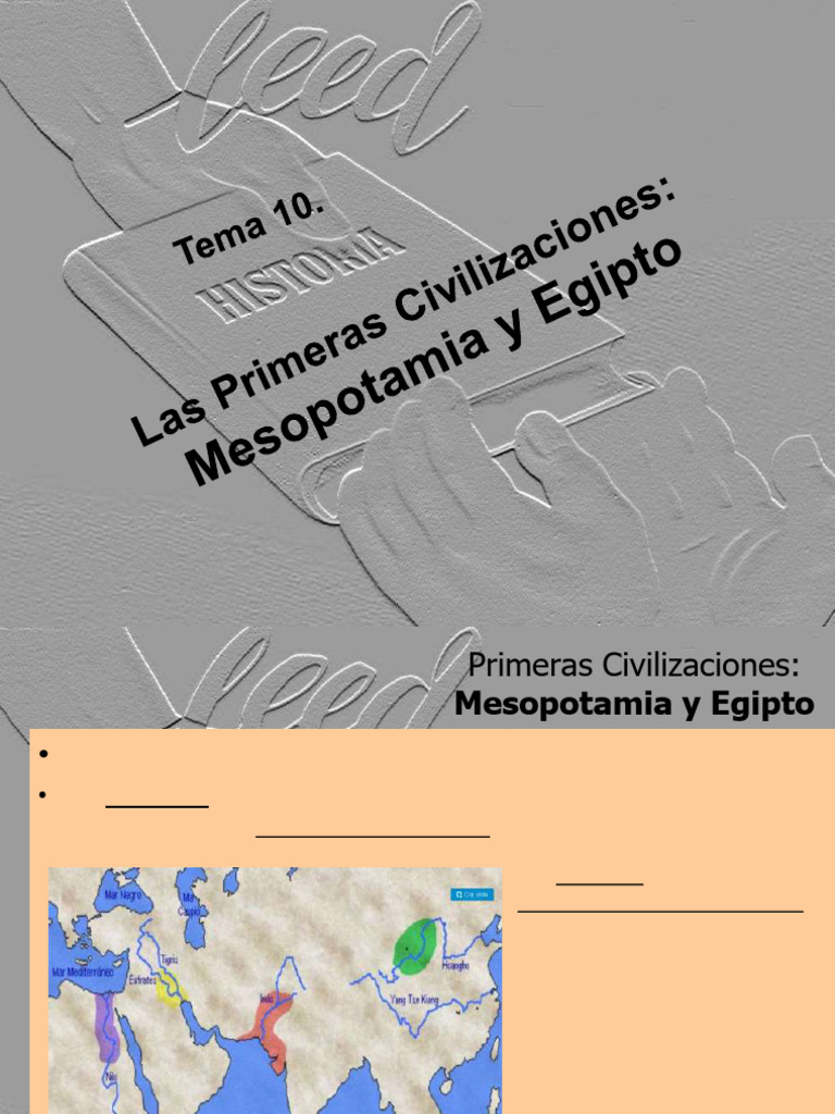 Primeras Civilizaciones Mesopotamia Y Egipto Imprimir Pdf