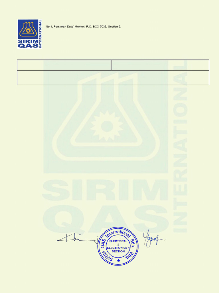 06b Fiber Patch Cord & Pigtail (SIRIM) | PDF