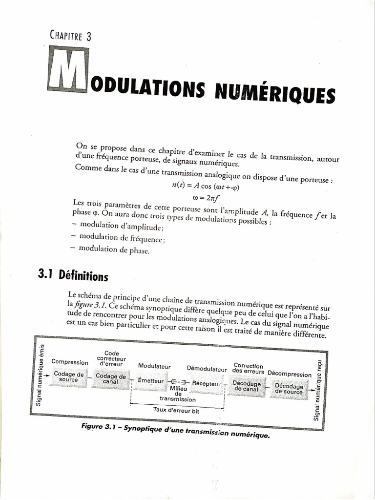 Modulation Numérique | PDF