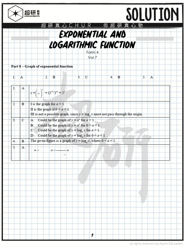 F4 Regular Lesson 23 Homework Solution | PDF | Mathematical Objects ...