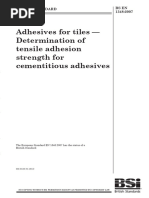 EN 12004-2:2017 Test Methods for Adhesives | PDF | Concrete | Adhesive