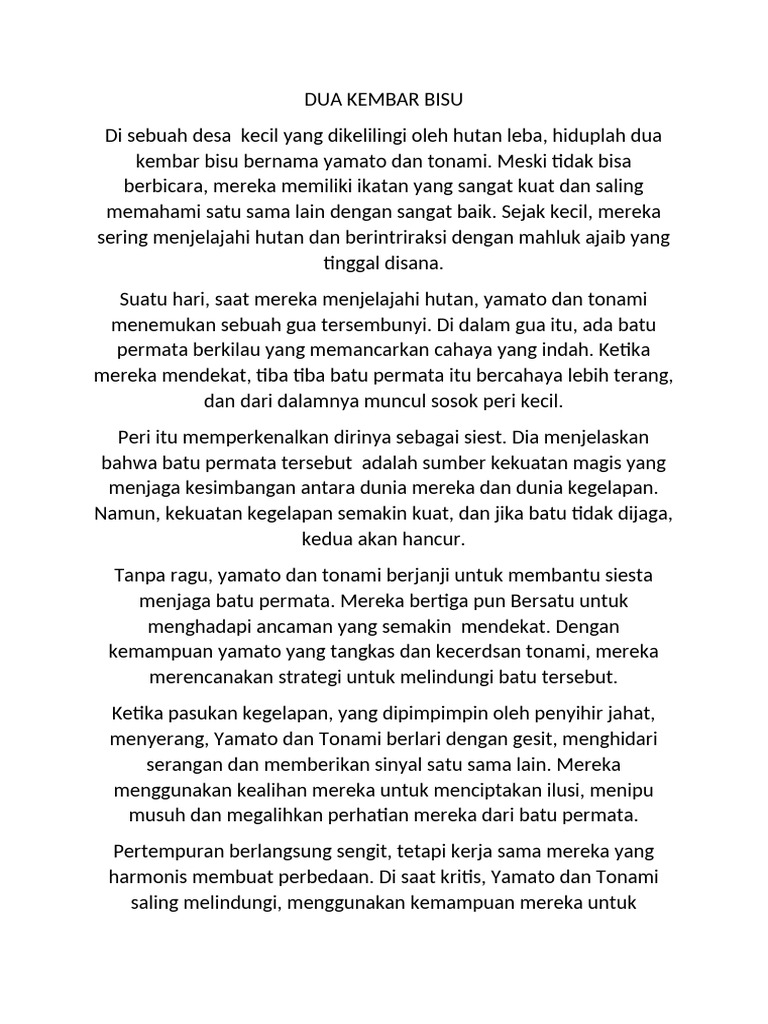 DUA KEMBAR BISU | PDF