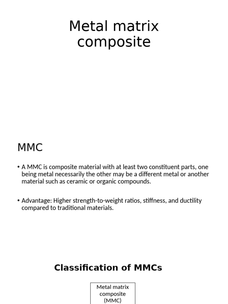 MMC | PDF | Composite Material | Titanium