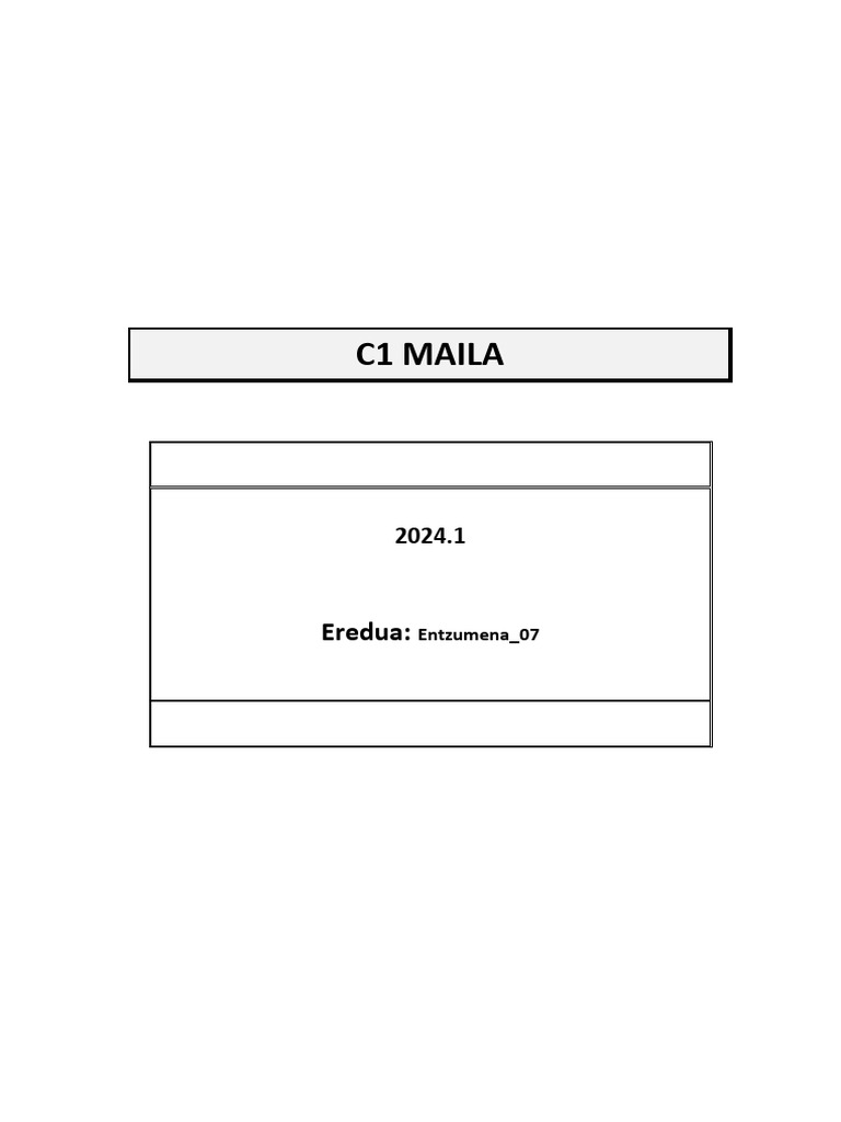 2022 C1 Entzumenaztertzaile | PDF