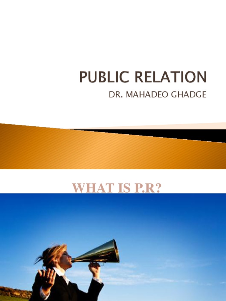 Public Relation Power Point Presentation | PDF | Public Relations ...