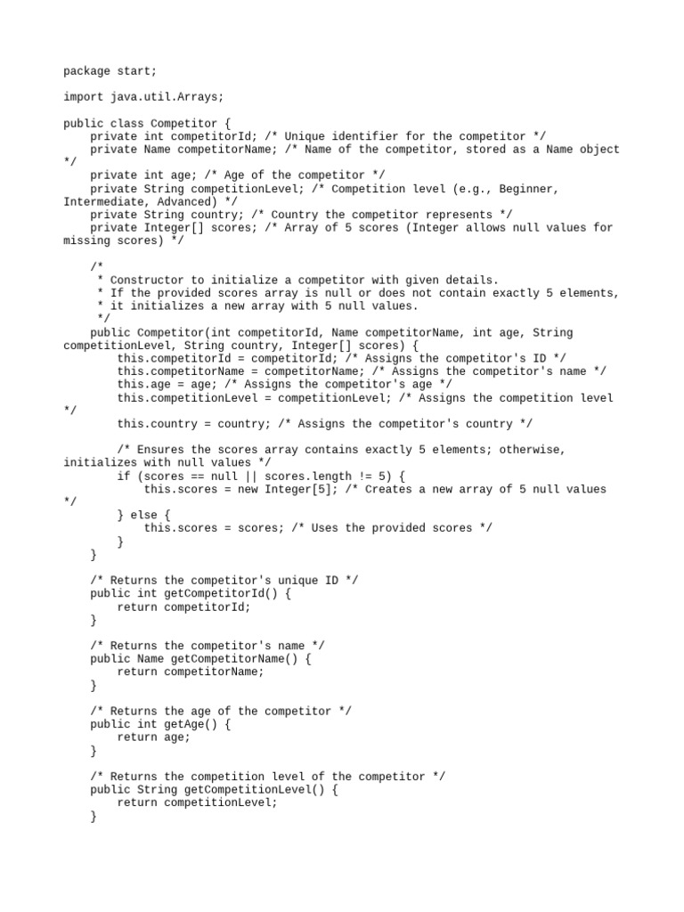 package start; | PDF | Integer (Computer Science) | Command Line Interface