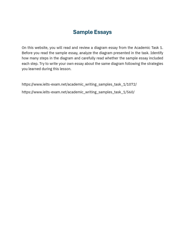 Sample Essays | PDF