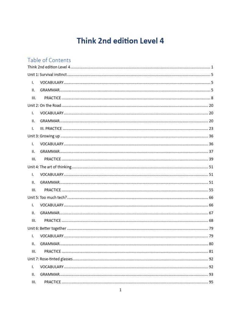 Think 2nd Edition Level 4 - FULL - WITH KEY | PDF