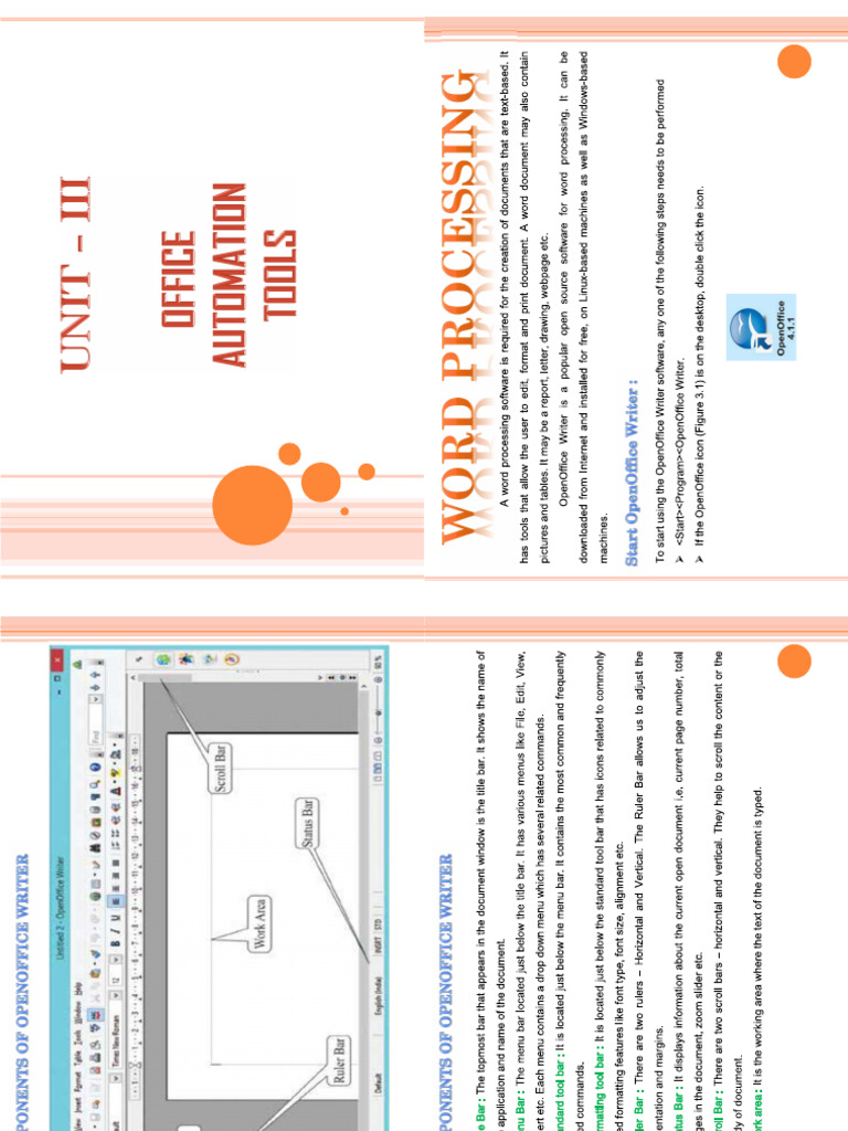 OFFICE AUTOMATION TOOL - WORD PROCESSING | PDF