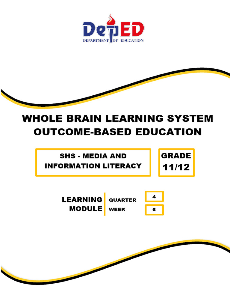 Multimedia Literacy Module for SHS 12 | PDF | Multimedia | Microsoft ...