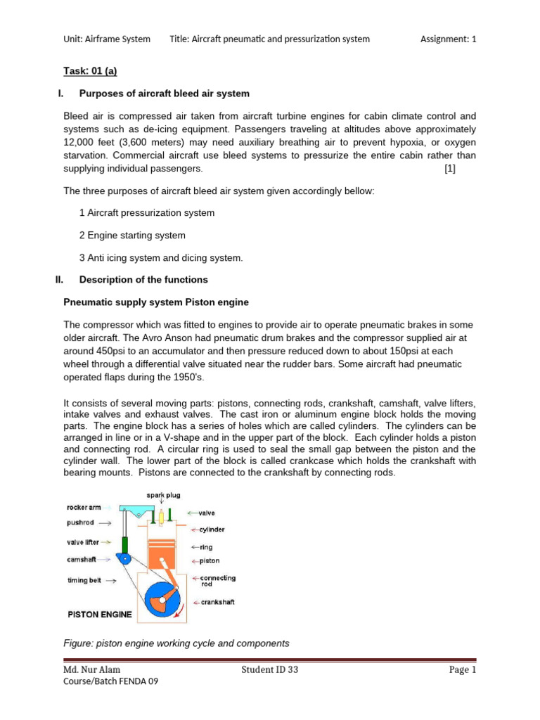 Aircraft Bleed Air System | PDF | Engines | Vacuum Tube