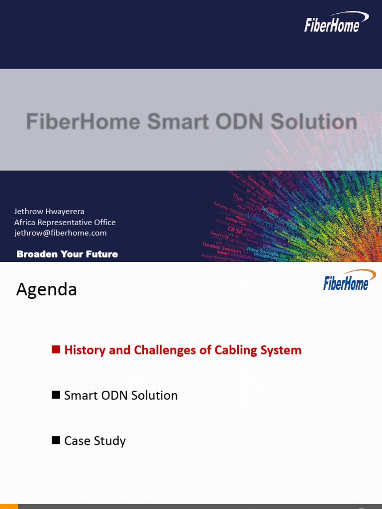 fiberhomesmartodnsolution-161114143627 | PDF | Computer Network | Fiber Optic Communication