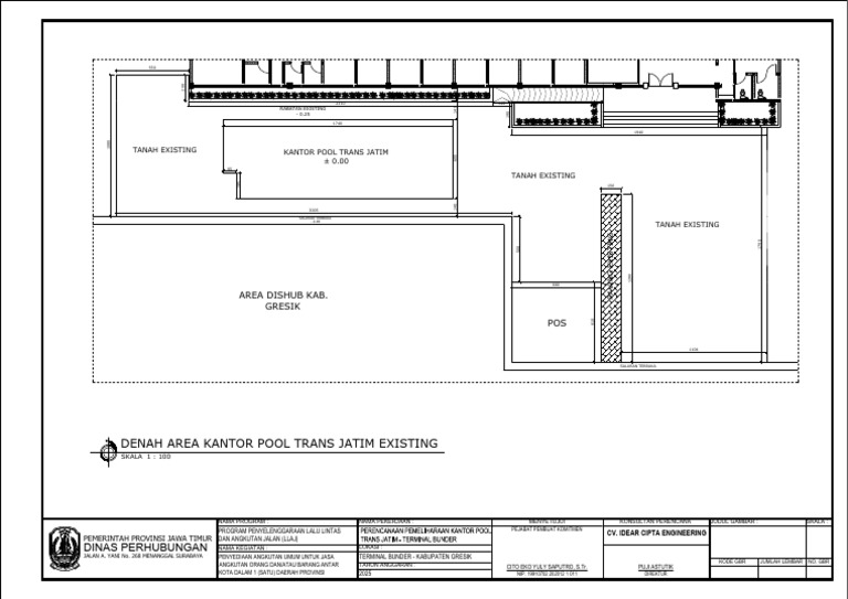 Denah Kantor Pool Trans Jatim | PDF