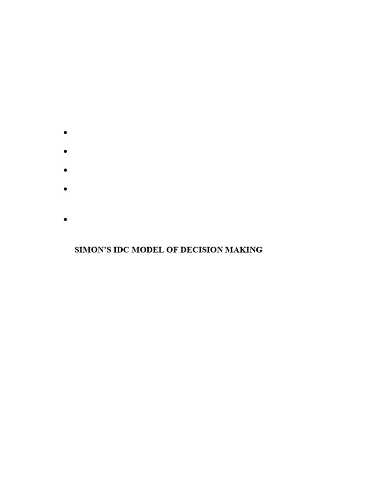 Decision Making Models in DSS | PDF | Conceptual Model | Decision Making
