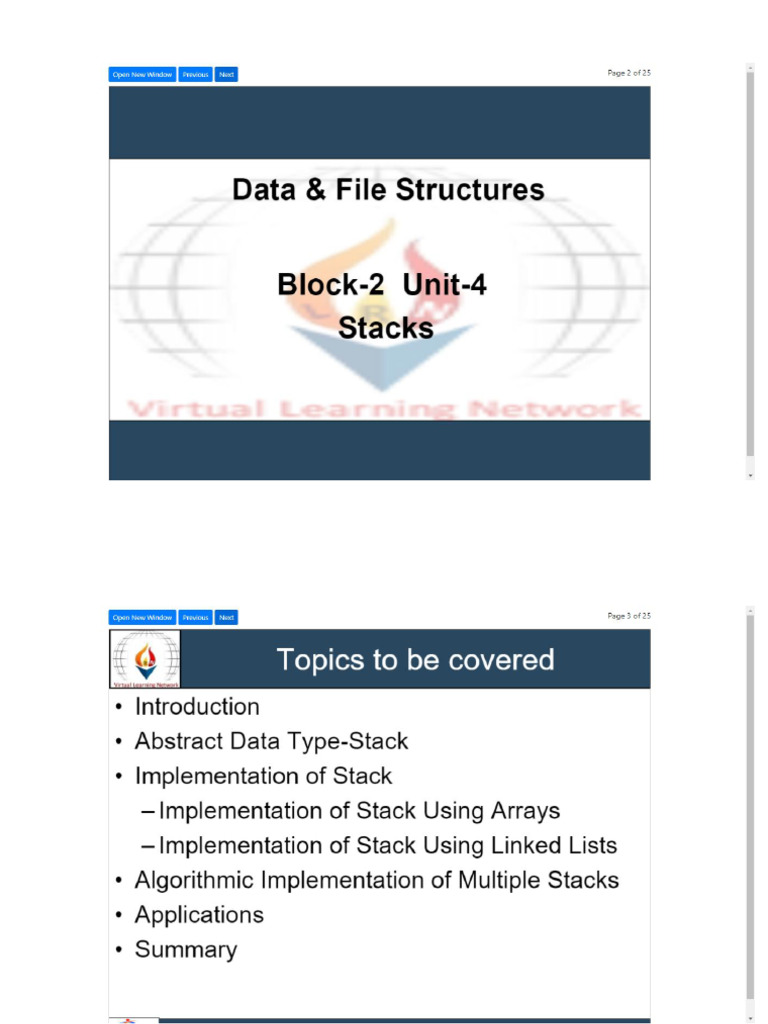 Data and File Streuture Block 2 | PDF