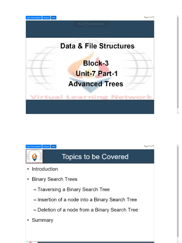 Data and File Streuture Block 3 | PDF