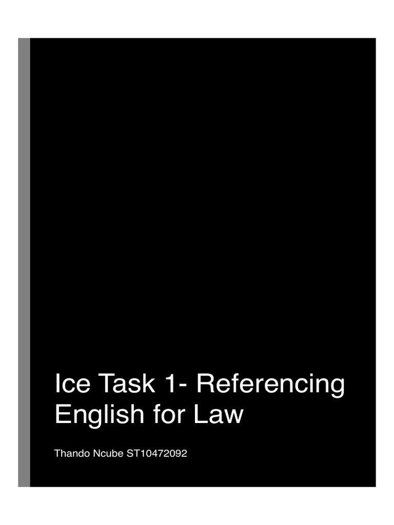 Legal References for Employment Law | PDF