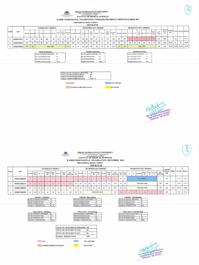 MBBS Phase II Results December 2024 | PDF