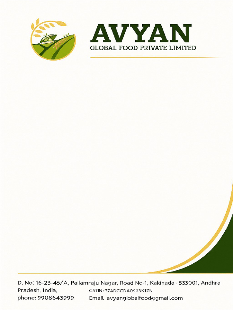 Avyan_Stunning_Letterhead | PDF