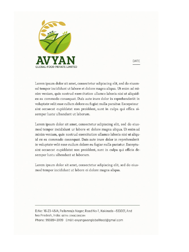 Avyan_Letterhead | PDF