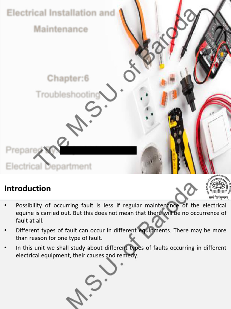 UNIT 6 Troubleshooting Watermark | PDF | Electric Motor | Fuse (Electrical)