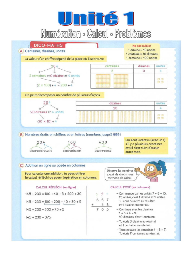 Lecons Maths Cap Maths | PDF