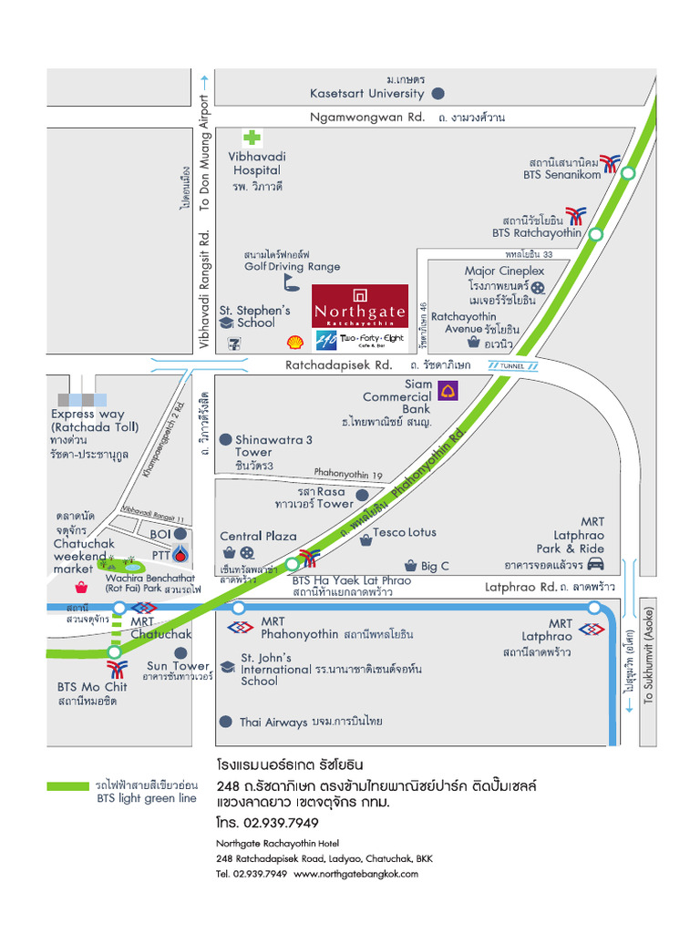 Northgate Ratchayothin Map | PDF