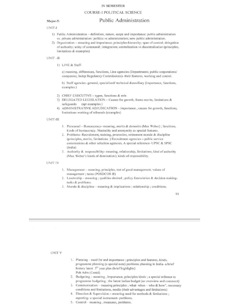 BALLB 4th Sem Syllabus | PDF