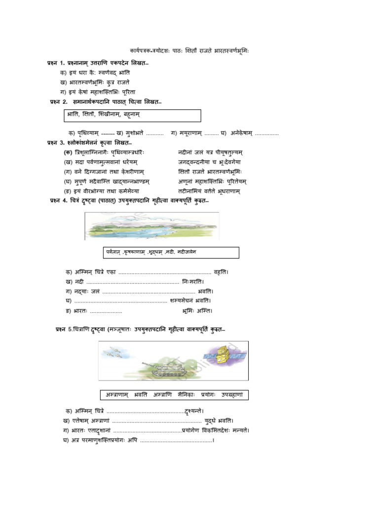 skt assignment class 8 lesson -13docx | PDF
