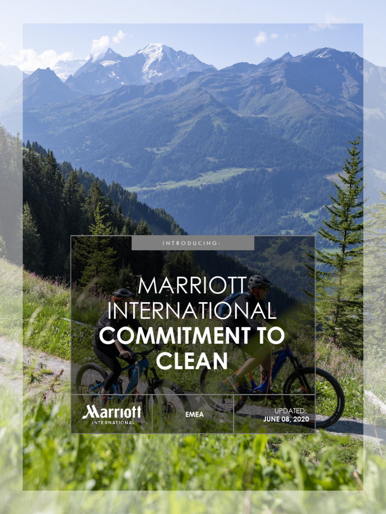 Marriott's Commitment to Cleanliness Standards | PDF | Hygiene