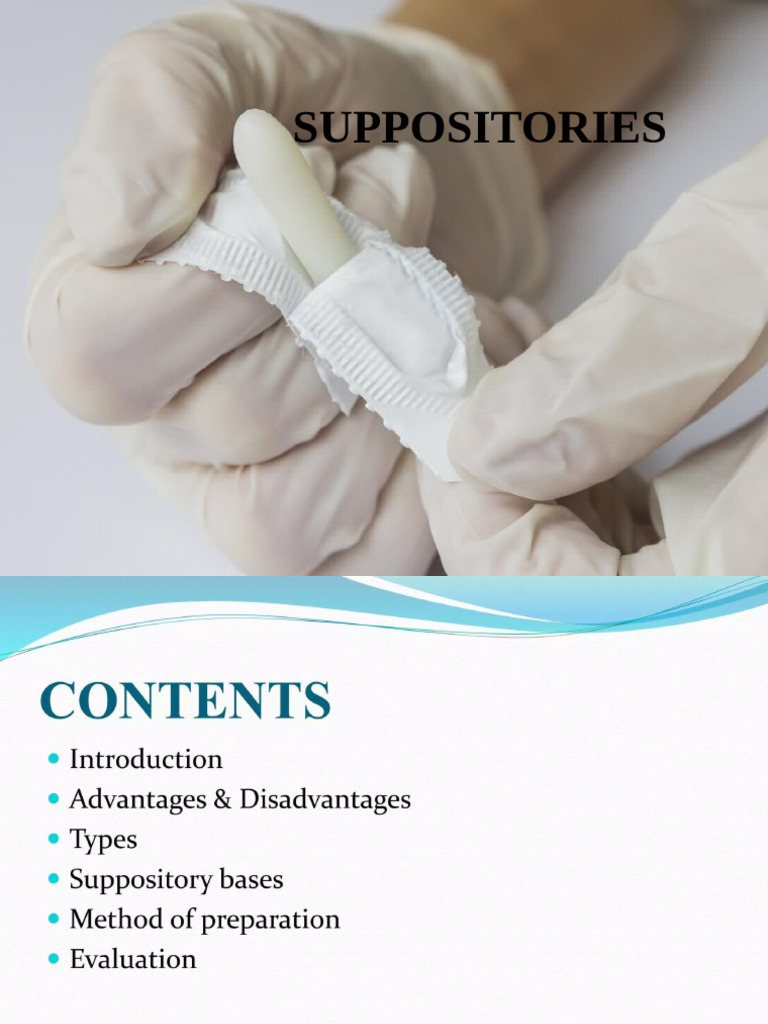 Methods for Measuring Suppository Melting | PDF