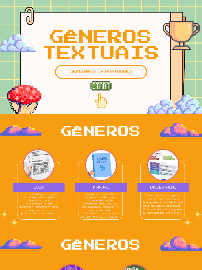 Gêneros Textuais: Definições e Exemplos | PDF | H.P. Lovecraft