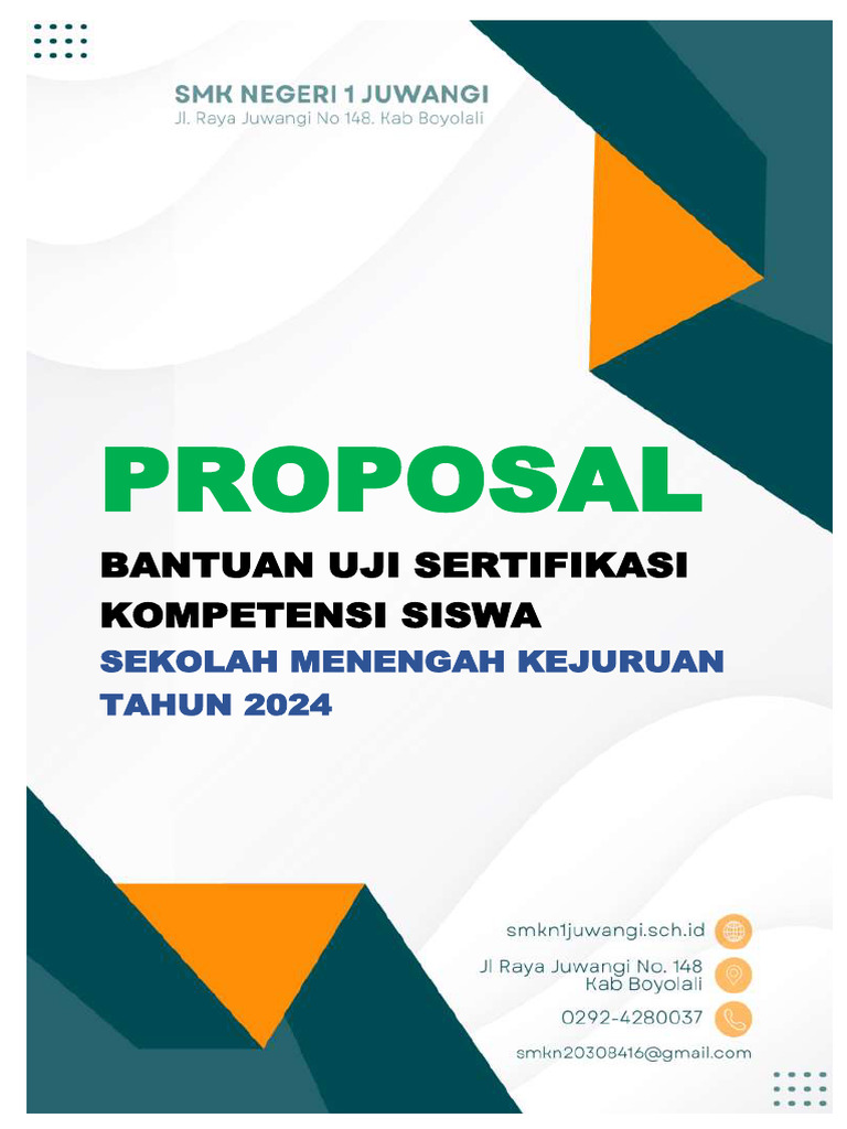 PROPOSAL UJI Kompetensi siswa 2024 Tahap 2 | PDF