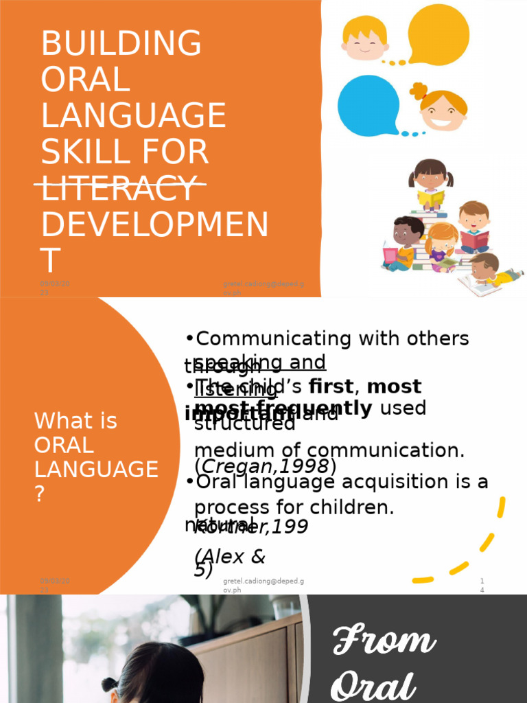 Building Oral Language Skill For Literacy Development | PDF | Reading ...